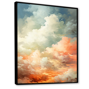 Lark Manor™ Soothing Sunset Sky Clouds - Sky Wall Art | Wayfair